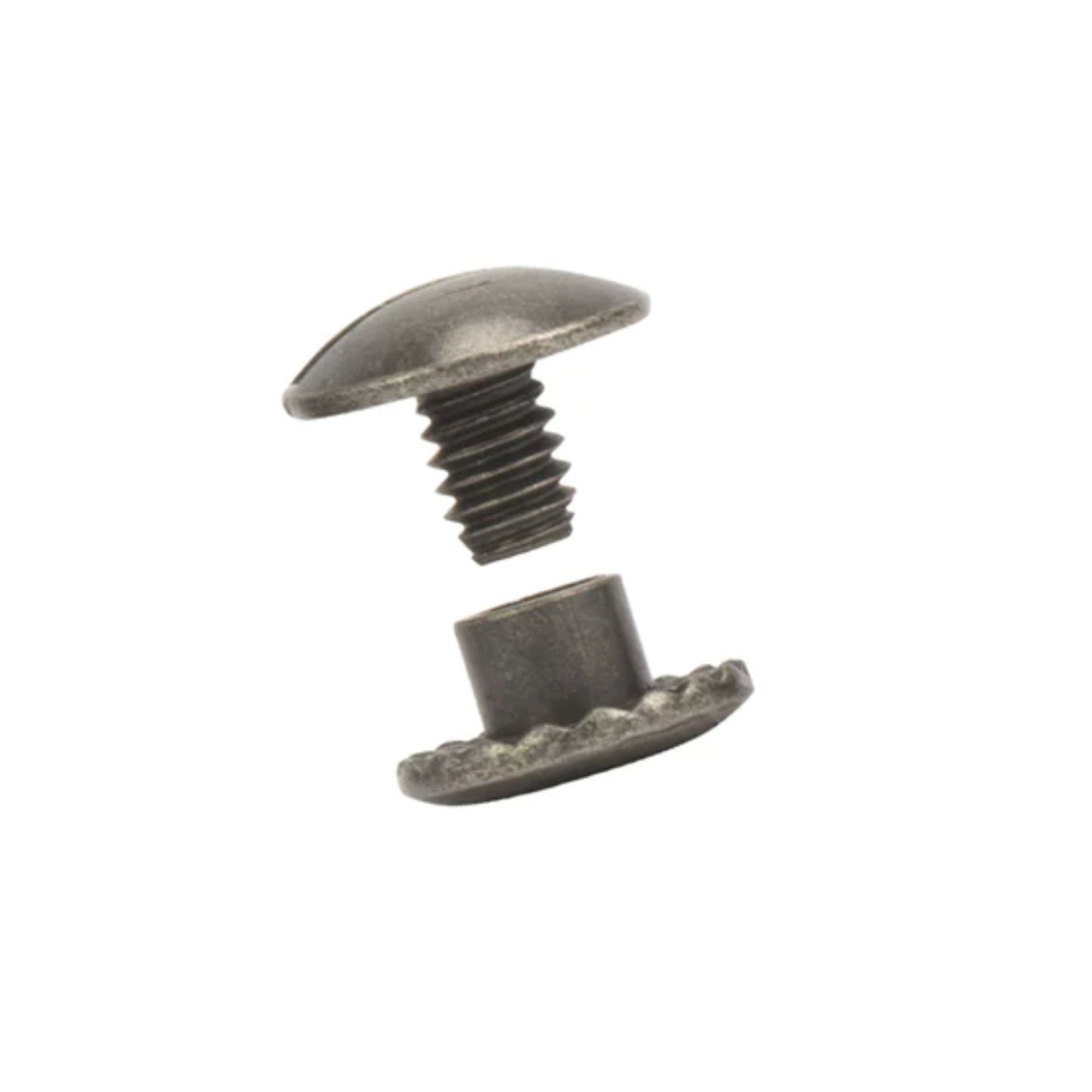 Screw Post Open Back 3mm 1/8 Antique Nikel - Simon Martin Whips ...