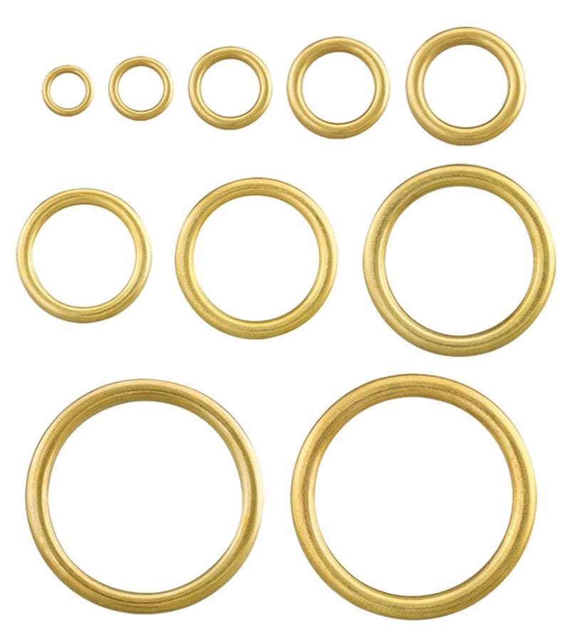Solid Brass O-Ring - Simon Martin Whips & Leathercraft