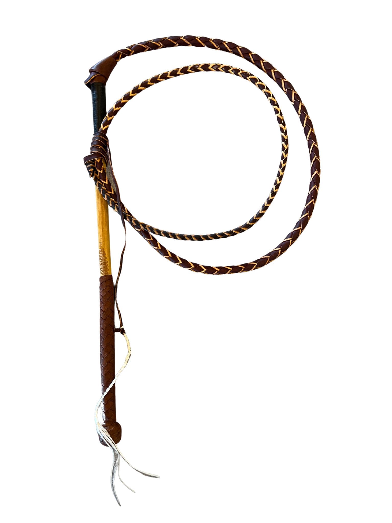 Latigo Stockwhip - Whisky Handle - Simon Martin Whips & Leathercraft