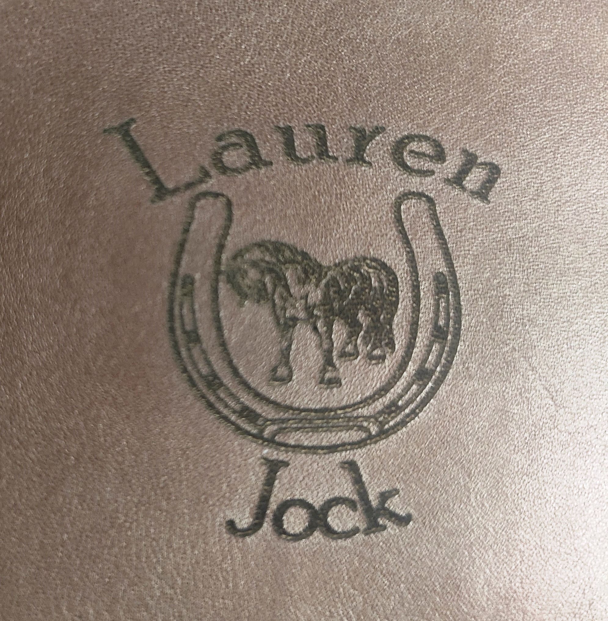 Custom Lasering - Simon Martin Whips & Leathercraft