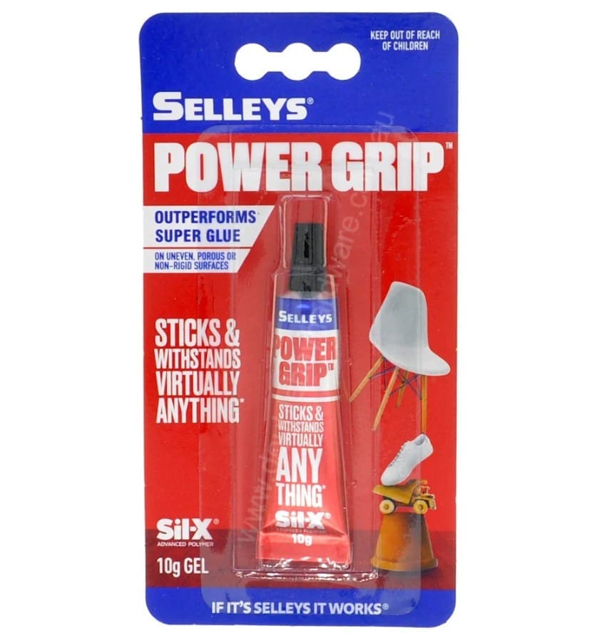 Selleys Power Grip Clear 10g - Simon Martin Whips & Leathercraft